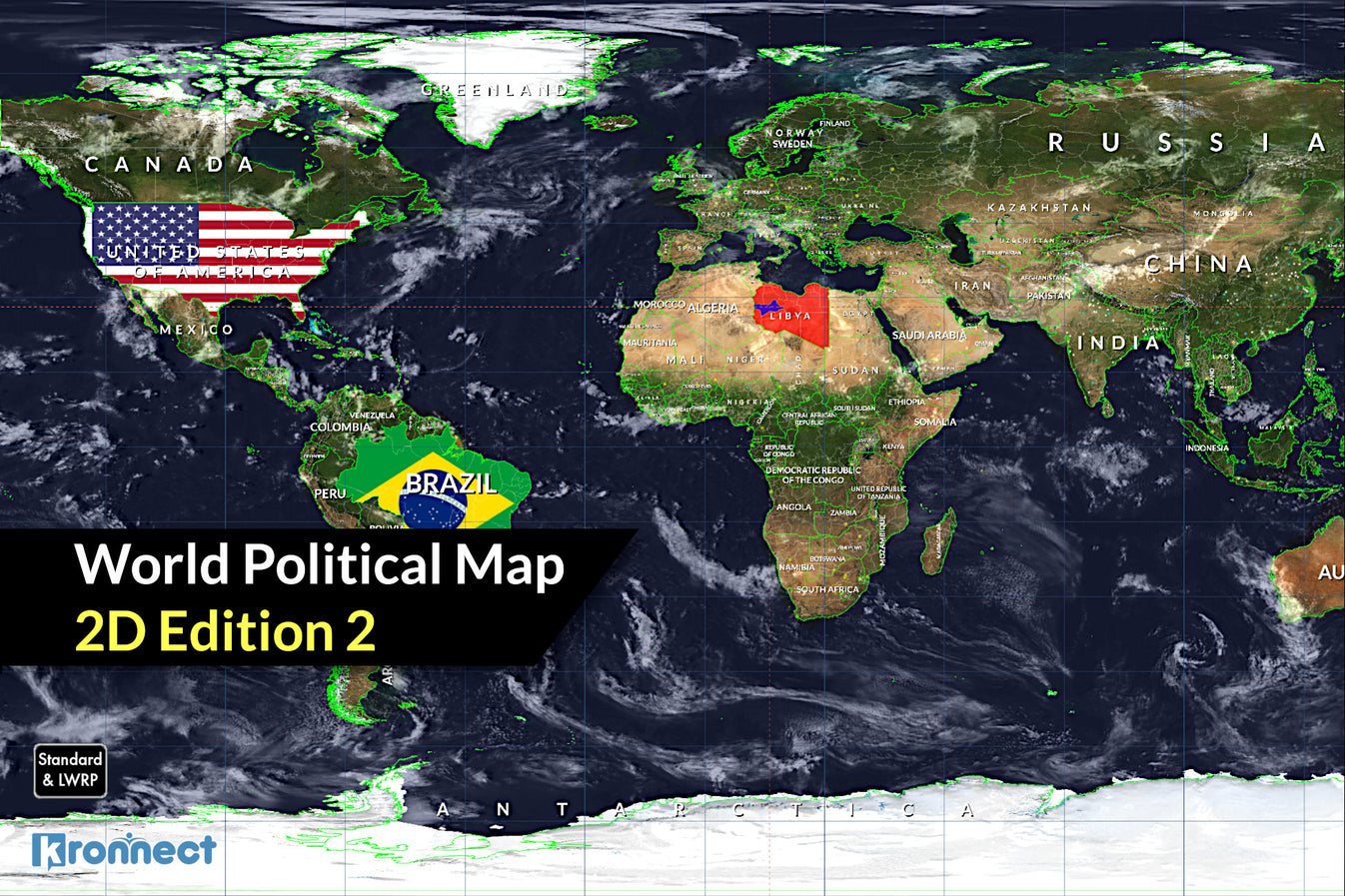 World Map 2D Edition 2 – Kronnect Store