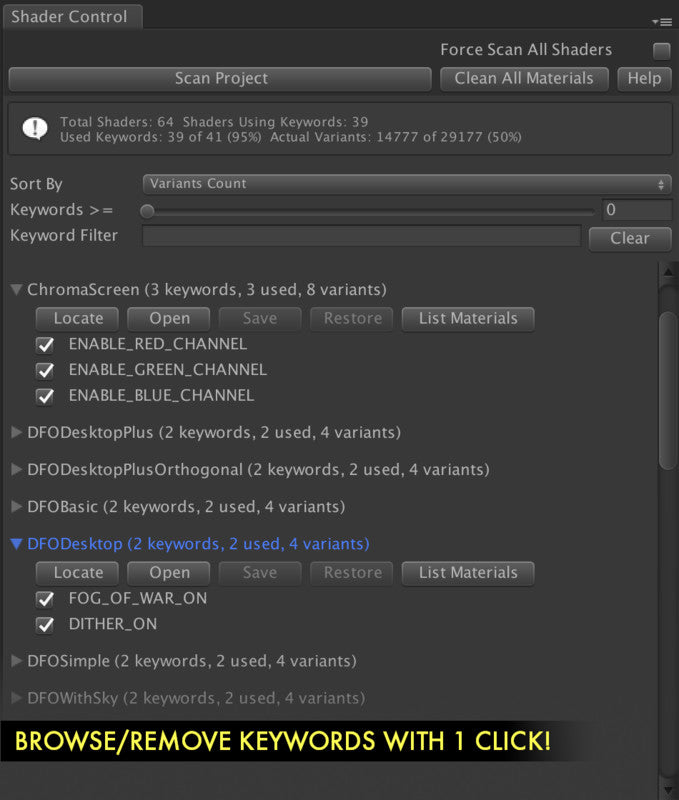 Shader Control – Kronnect Store
