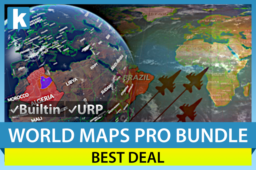 World Maps Pro Bundle 2 – Kronnect Store
