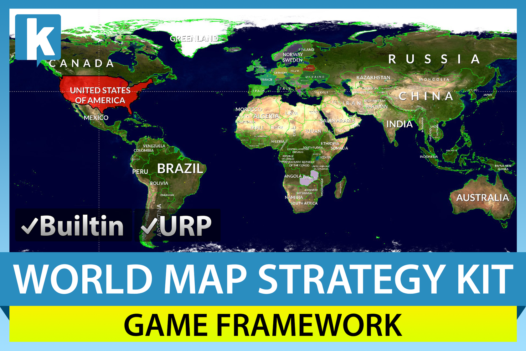 World Map Strategy Kit 2 – Kronnect Store